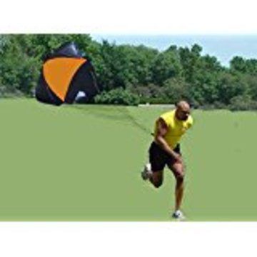 SOCCER SPEED RUN PARACHUTE-LARGE-RUN FASTER, BUILDER POWER & FUN! Colo ...