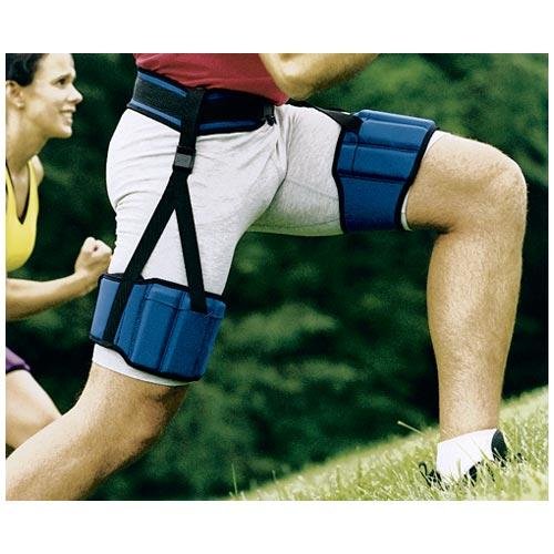 SPEED TRAINERS (THIGH WEIGHTS) - Color: BLACK - Resistance Increase Yo ...